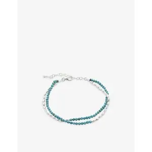 Monica Vinader Mini Nugget Turquoise Bracelet - Blue