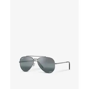 Ray-ban Aviator Metal Sunglasses - Grey