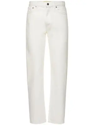 LOULOU STUDIO Wular Organic Cotton Straight Jeans - White