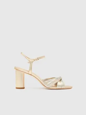 REFORMATION Petra Cylinder Heel Sandals - Multi