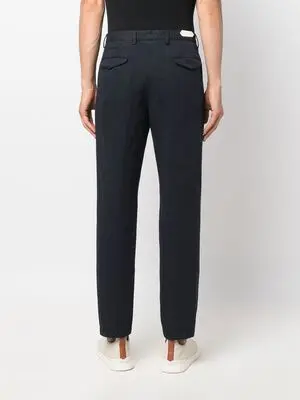 BRIGLIA 1949 Straight Leg Cotton Chinos - Blue