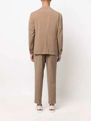 DELL'OGLIO Double-breasted Wool Suit - Neutrals