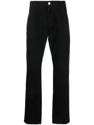 Raf Simons Mid-rise Straight-leg Jeans - Black