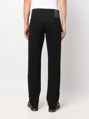 Raf Simons Mid-rise Straight-leg Jeans - Black