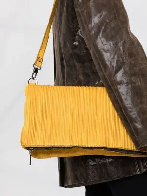 NUMERO 10 Crease-effect Crossbody Bag