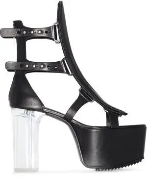 Rick Owens Platform Heeled Sandals
