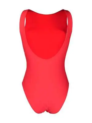 GANNI Recycled Scoop-back Swimsuit