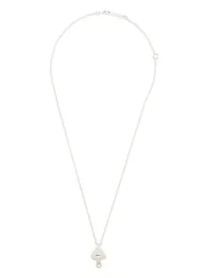 AMBUSH Mushroom Pendant Necklace - Silver