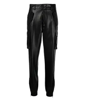 Ermanno Scervino Faux-leather Cargo-pocket Trousers