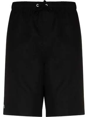 Lacoste Logo-patch Track Shorts - Black