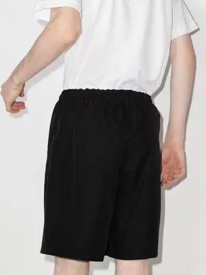 Lacoste Logo-patch Track Shorts - Black