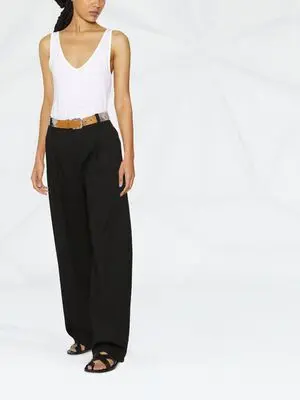 Vince Pleat-front Straight Leg Trousers