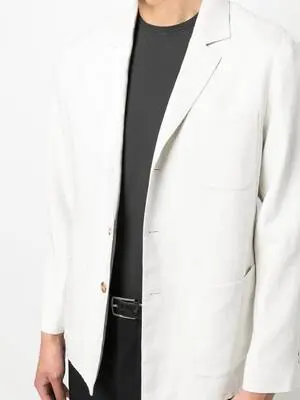 Boglioli Single-breasted Linen Blazer