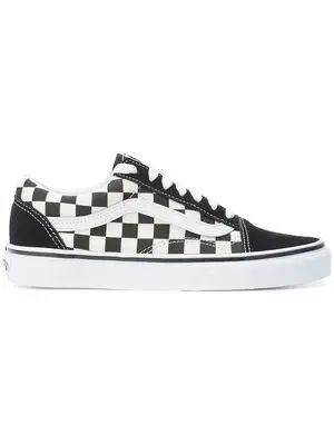 VANS Checkered Sneakers - Black