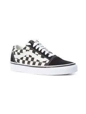 VANS Checkered Sneakers - Black