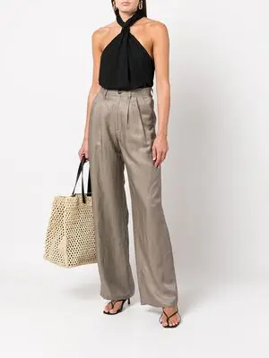 ANINE BING Agnes Twist-front Top