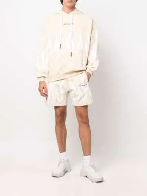 VISION OF SUPER Graphic-print Cotton Hoodie