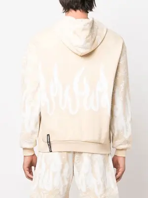 VISION OF SUPER Graphic-print Cotton Hoodie
