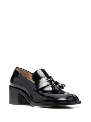 MAISON MARGIELA Tabi Tassel-detail Leather Loafers