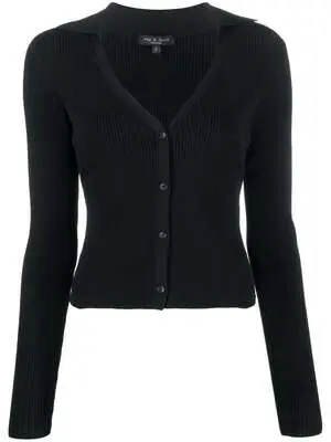 Rag & Bone Ribbed Knitted Cardigan