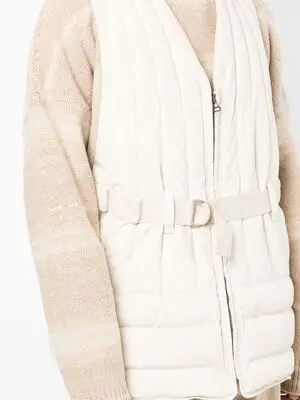 Visvim Belted Padded Gilet - White