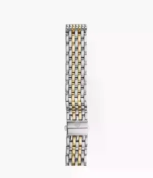 Michele 18mm Deco Seven-link Bracelet - 18k 2-tone Gold-plated