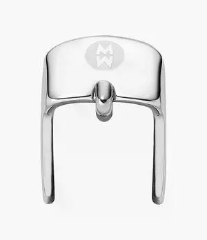 Michele 14mm Stainless Steel Buckle - Silver