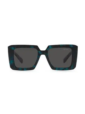 Prada 51mm Square Sunglasses Dark Grey