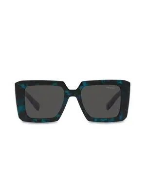 Prada 51mm Square Sunglasses Teal