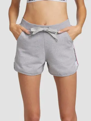Moschino Logo Tape Sweat Shorts
