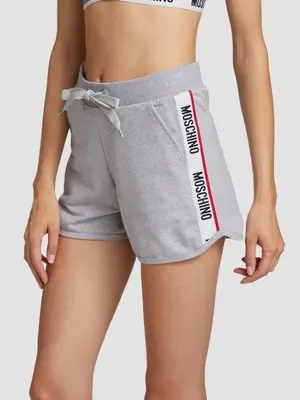 Moschino Logo Tape Sweat Shorts