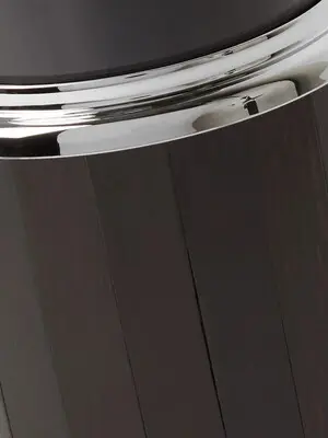 LORENZI MILANO Glass, Ebony And Stainless Steel Diffuser Bottle