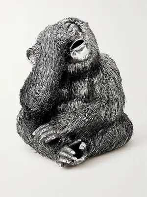 Buccellati See-no-evil Monkey Ornament - Silver