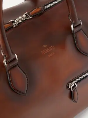 Berluti Venezia Leather Duffle Bag
