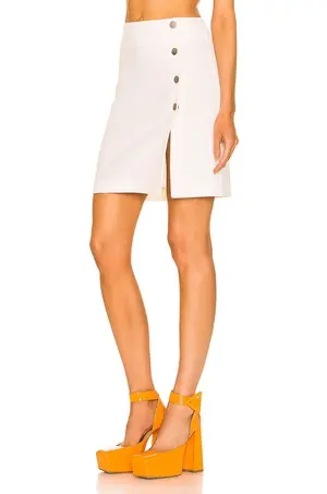 Bottega Veneta Light Stretch Linen Skirt