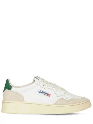 AUTRY 35mm Medalist Low Sneakers - White,green