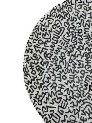 LIGNE BLANCHE Keith Haring Bone China Plate