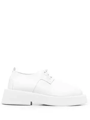 Marsèll Lace-up Leather Derby Shoes - White