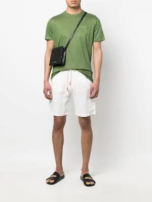 MC2 SAINT BARTH Linen Drawstring Cargo Shorts