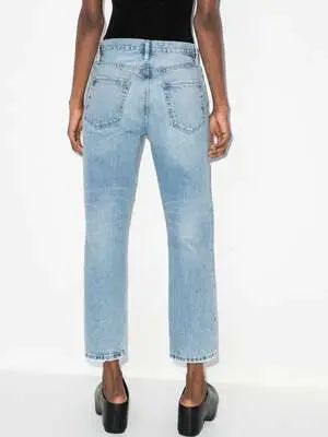 FRAME Le Original Cropped Ripped Jeans