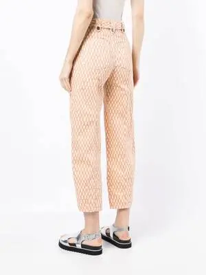Ulla Johnson Waverly Belted Cropped Pant