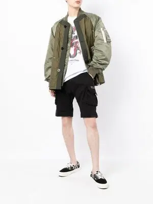 Alpha Industries Knee-length Cargo Shorts