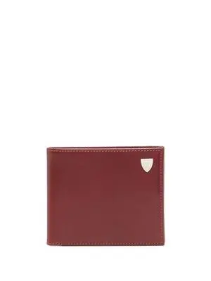 ASPINAL OF LONDON Logo Plaque Folded Wallet - Red