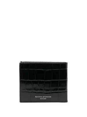 ASPINAL OF LONDON Embossed Croc Wallet