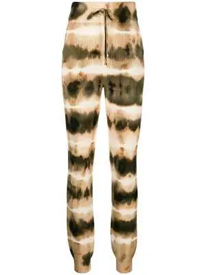 Amiri Tie-dye Rib-knit Track Pants