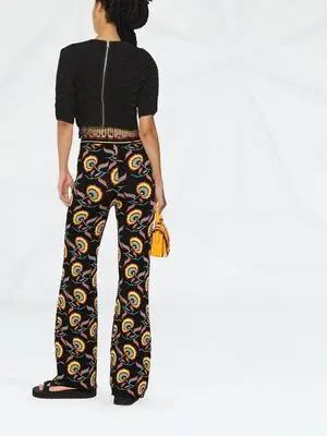 Rabanne Floral-print Trousers