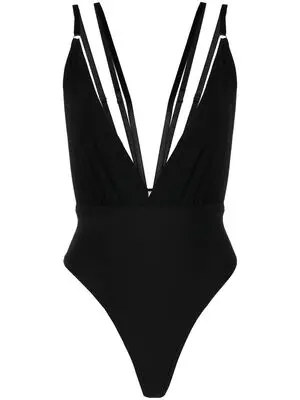 Alchemy Fashions X Lia Aram Plunge V-neck Bodysuit