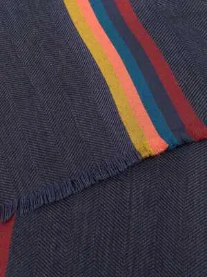 Paul Smith Striped Virgin Wool-blend Scarf