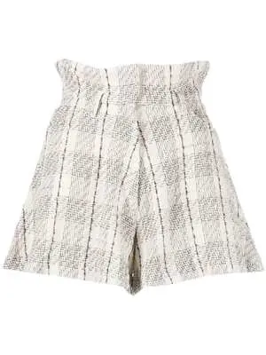 IRO PARIS Vanko Paperbag-waist Shorts - Neutrals