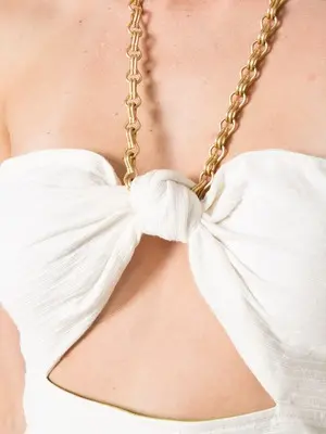 ADRIANA DEGREAS Cut-out Detail Dress